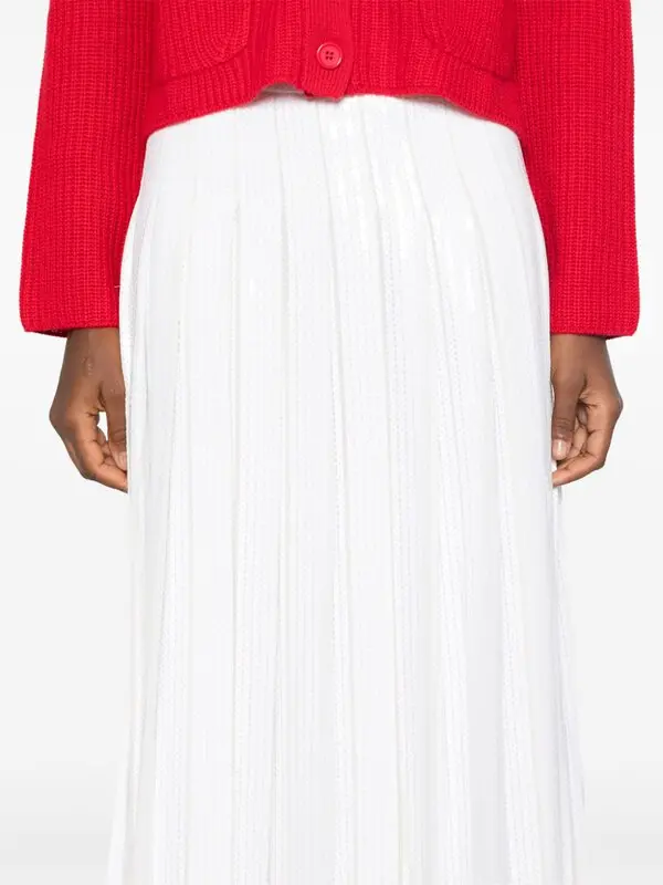 P.a.r.o.s.h Godot Maxi Skirt - White