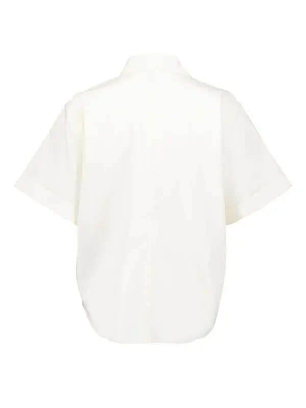 FRAME Patch-pocket Cotton Shirt - Neutrals