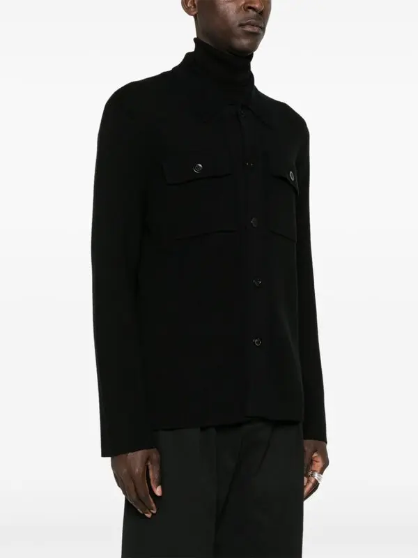 D4.0 Knitted Shirt - Black