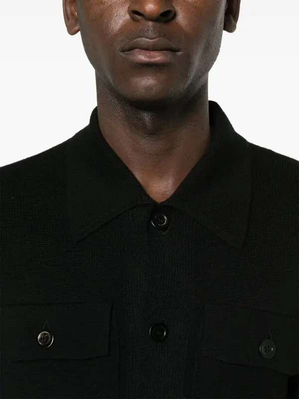 D4.0 Knitted Shirt - Black