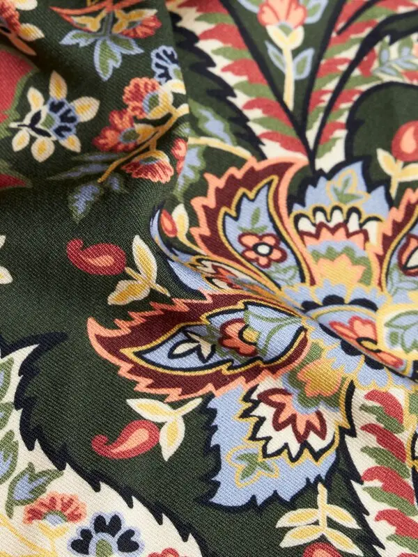 Etro Floral Print Twill Dress