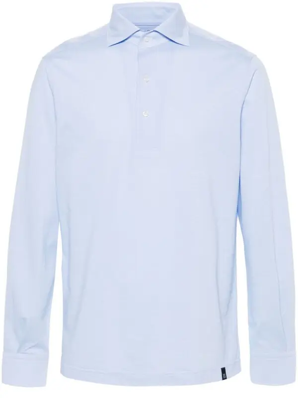 Boggi Milano Logo-tag Polo Shirt - Blue