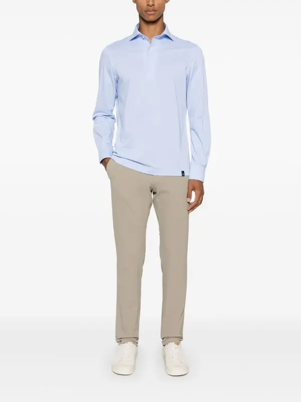 Boggi Milano Logo-tag Polo Shirt - Blue