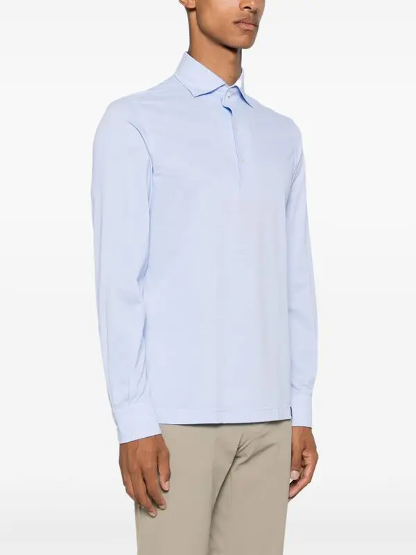 Boggi Milano Logo-tag Polo Shirt - Blue