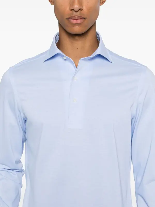 Boggi Milano Logo-tag Polo Shirt - Blue
