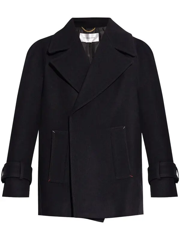 Victoria Beckham Wool Double-breasted Coat