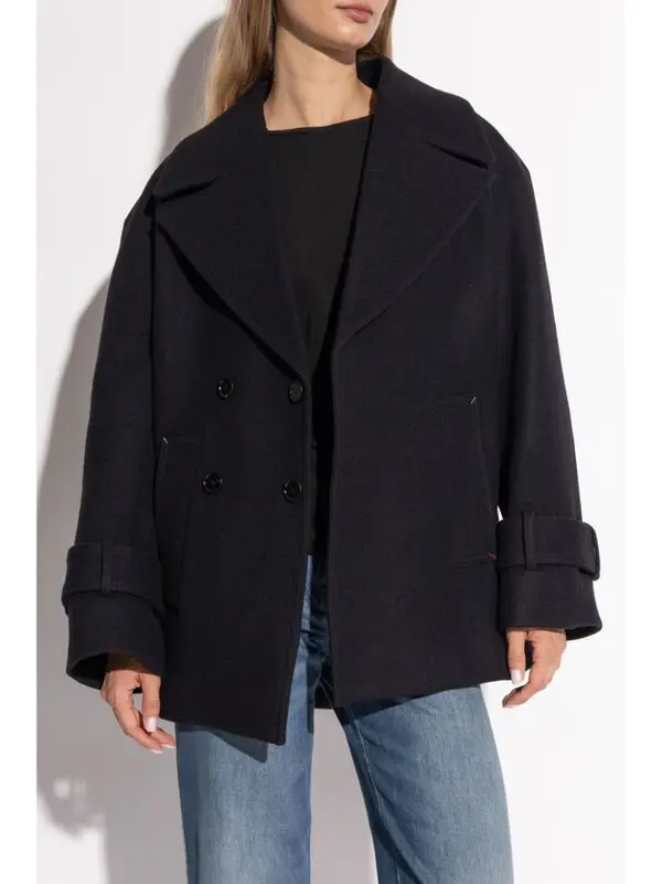 Victoria Beckham Wool Double-breasted Coat