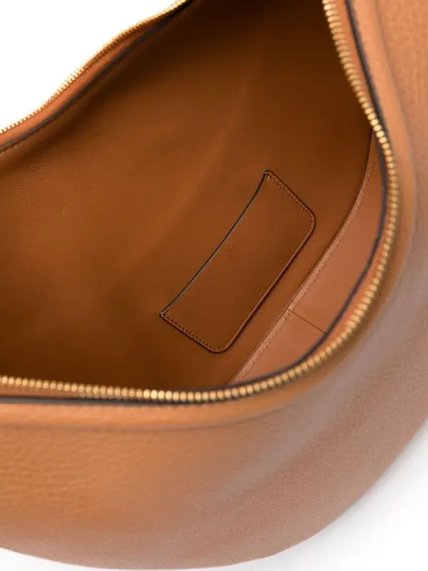 Valentino Garavani Medium Vlogo Moon Shoulder Bag - Brown