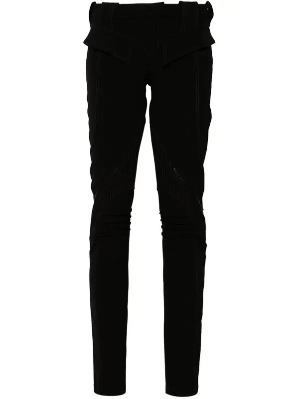 MUGLER Zipped Scuba Trousers