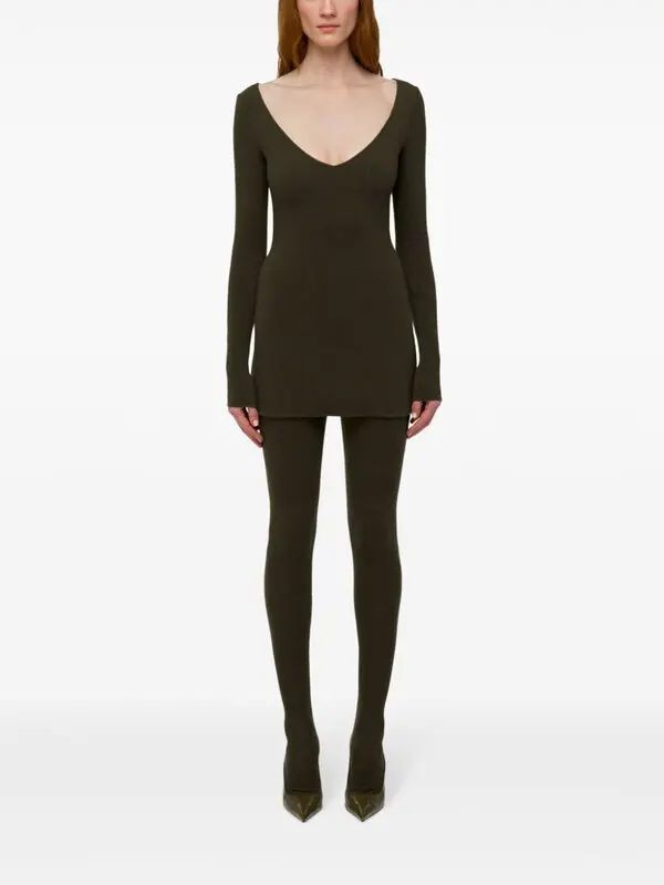 FERRAGAMO Virgin Wool-blend Knitted Dress