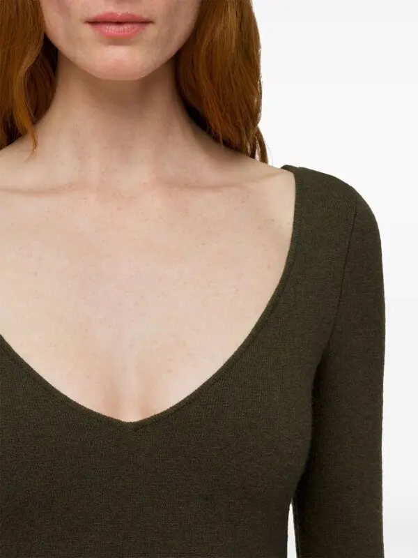FERRAGAMO Virgin Wool-blend Knitted Dress