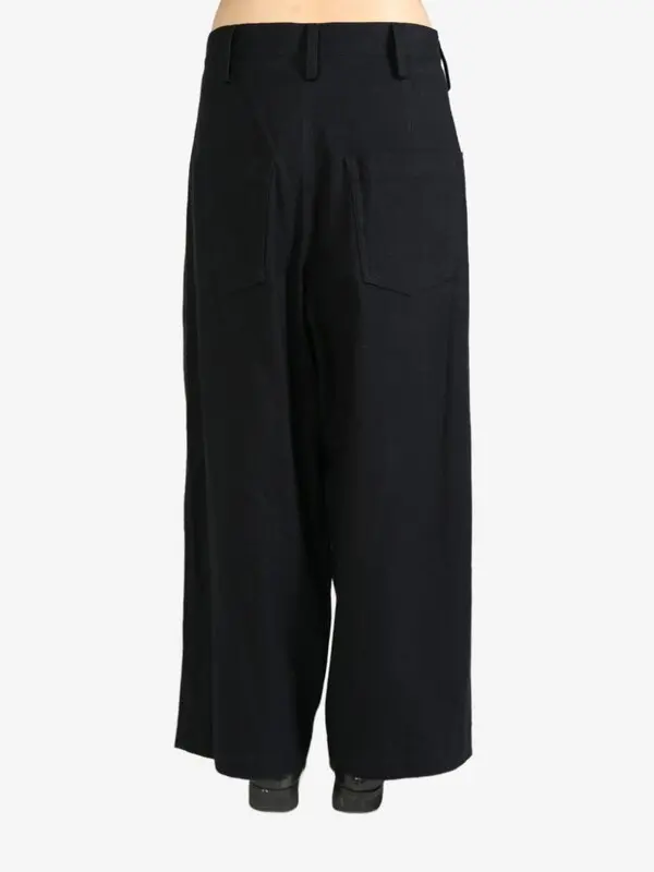 Yohji Yamamoto Cotton Straight-leg Trousers