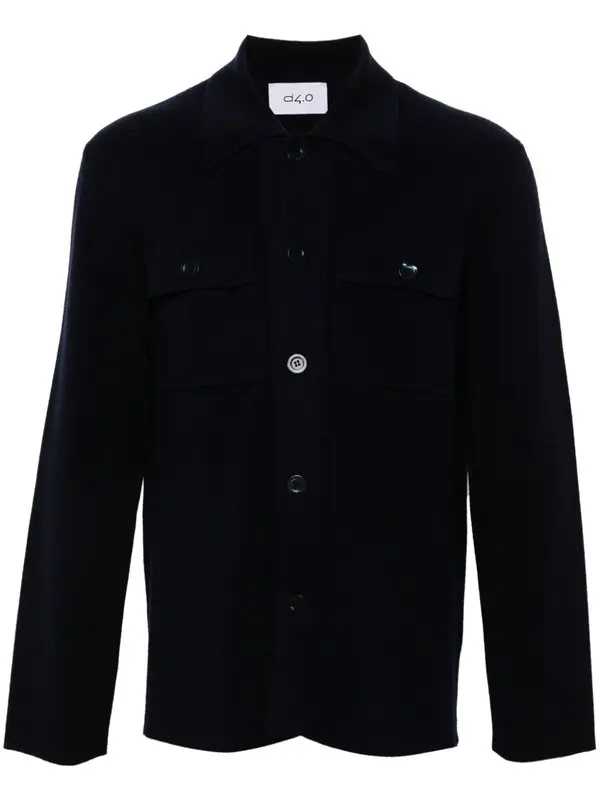 D4.0 Knitted Shirt - Blue