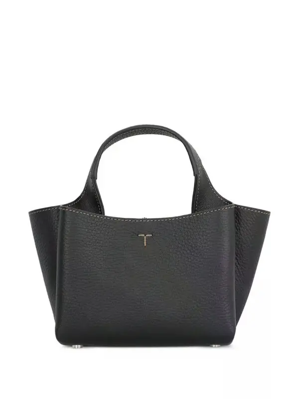 TOD'S Logo-charm Tote Bag - Black