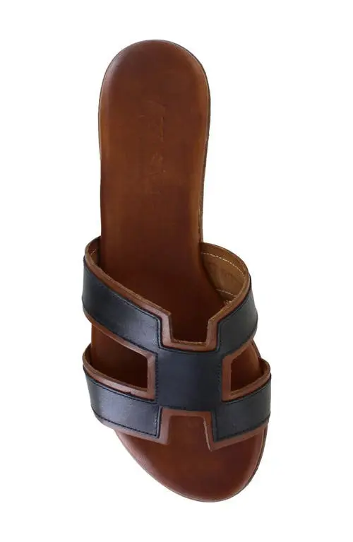 ARTISAN CRAFTED BY ZIGI Alitza Leather Sandal - Black