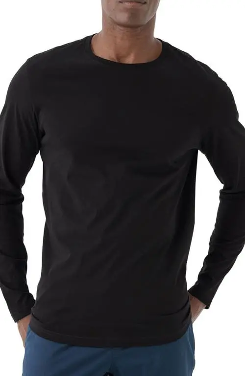 PACT Organic Softspun Long Sleeve Tee - Black