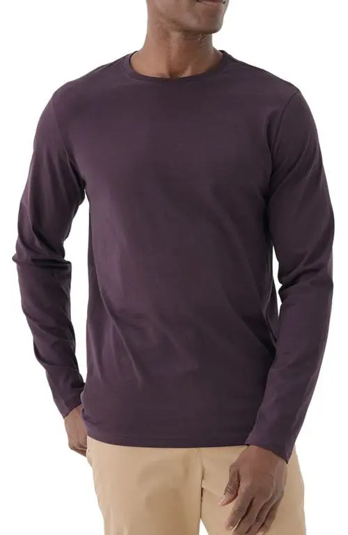 PACT Organic Softspun Long Sleeve Tee - Plum