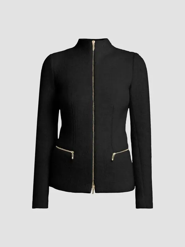 Giorgio Armani Luxe Blend Zip Jacket