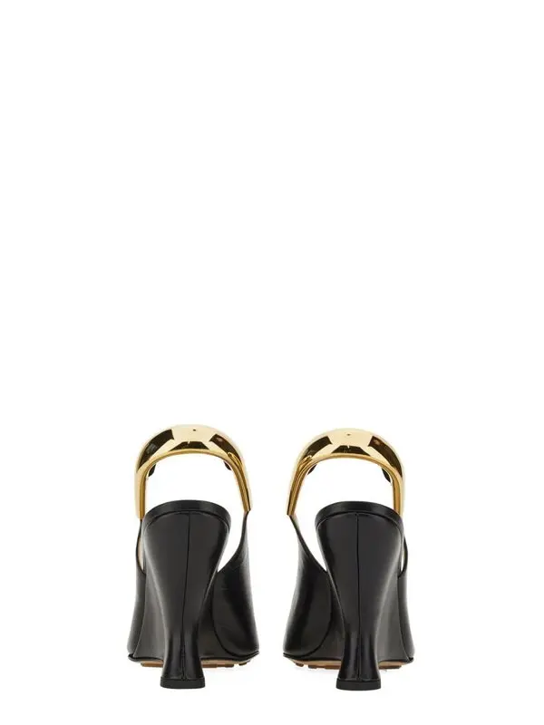 Bottega Veneta Pointed Slingback Pumps - Black