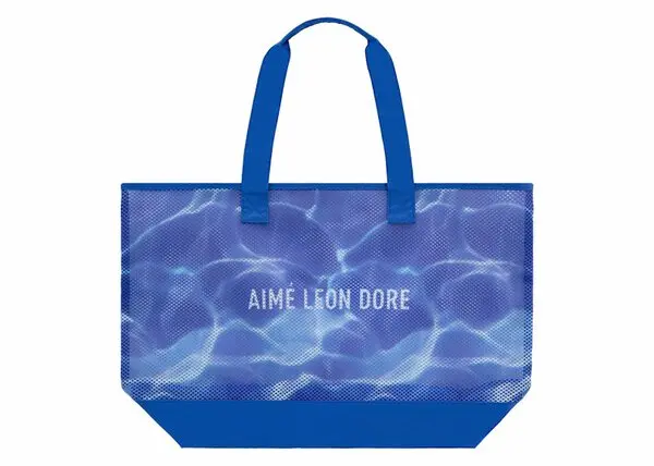 Aimé Leon Dore Aqua Print Mesh Tote Bag - Blue