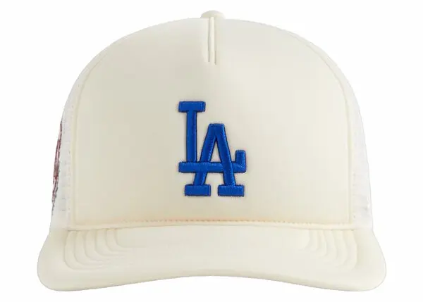 Kith 47 Los Angeles Dodgers Hitch Foam Trucker Cap - Sandrift