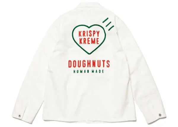 HUMAN MADE X Krispy Kreme Factory Jacket - White