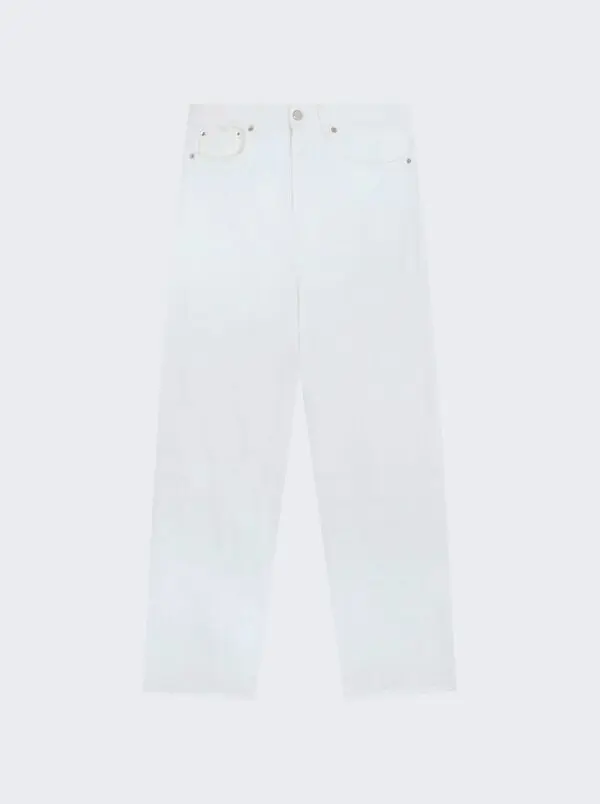 Loulou De Saison Samur Denim Pants - Ivory
