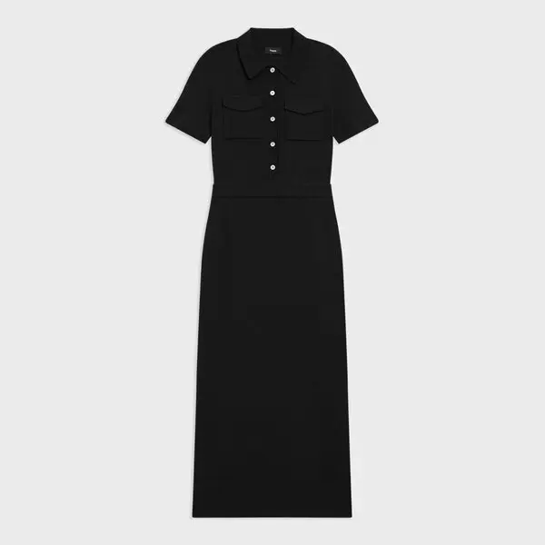 Theory Military Midi Shirt Dress