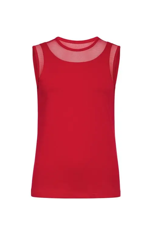 Anatomie Flo Pima Cotton Tank - Atomic Red