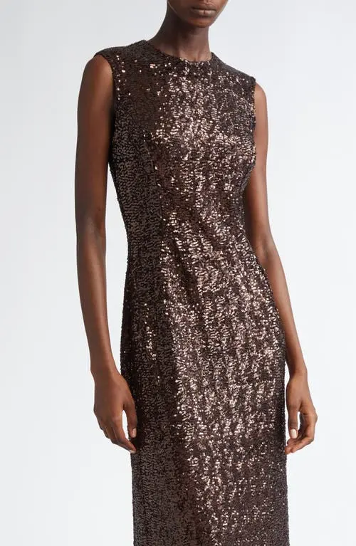 Michael Kors Sequin Column Gown