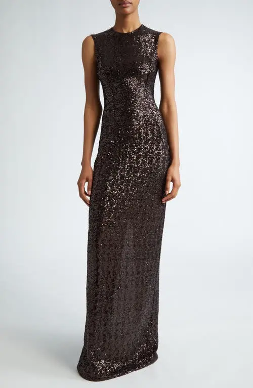 Michael Kors Sequin Column Gown