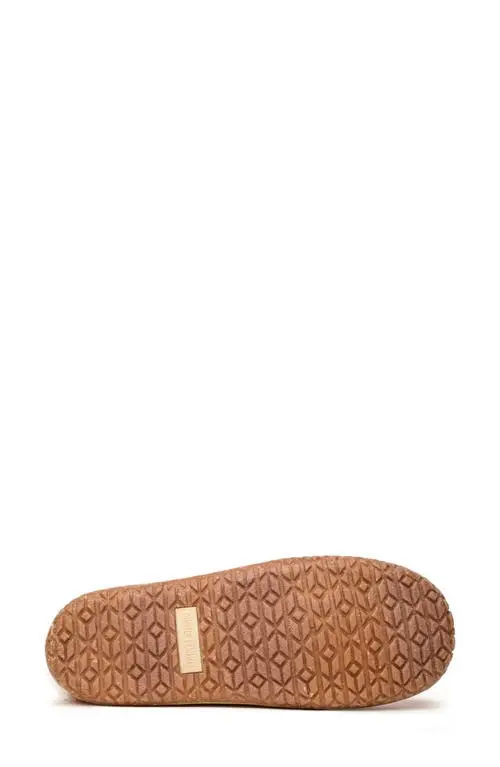 Minnetonka Tahoe Faux Fur Lined Slipper - Brown
