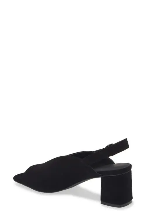KOKO + PALENKI Polina Slingback Sandal - Black Suede