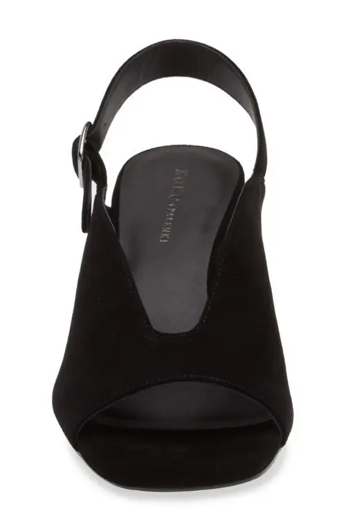 KOKO + PALENKI Polina Slingback Sandal - Black Suede