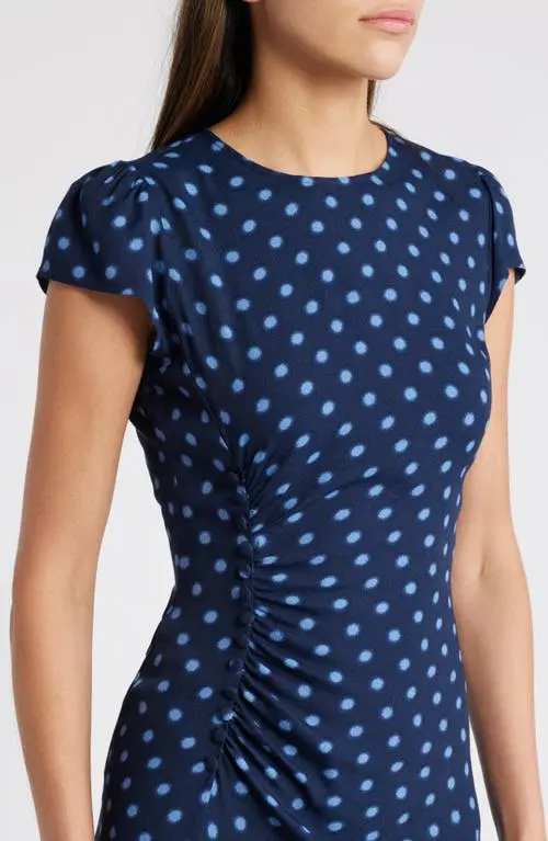 Reformation Frasier Polka Dot Midi Dress In Palo - 60% Off | Editorialist