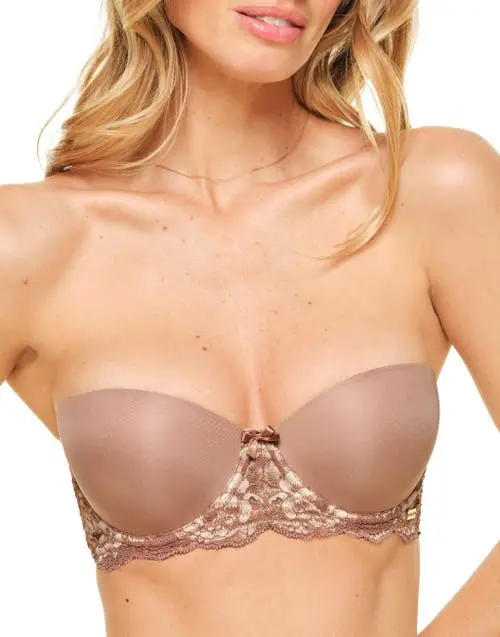 ADORE ME Lyza Push Up Balconette Bra - Medium Beige