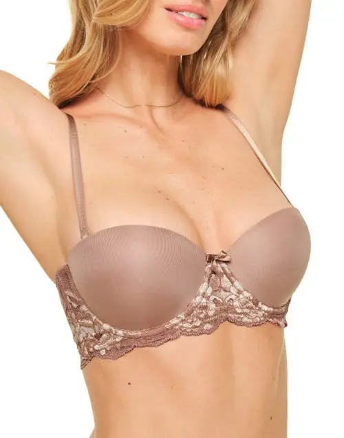 ADORE ME Lyza Push Up Balconette Bra - Medium Beige