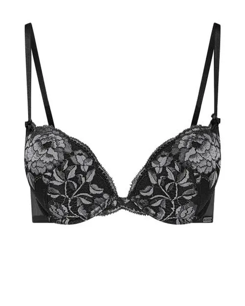 ADORE ME Jaya Push Up Plunge Bra - Black