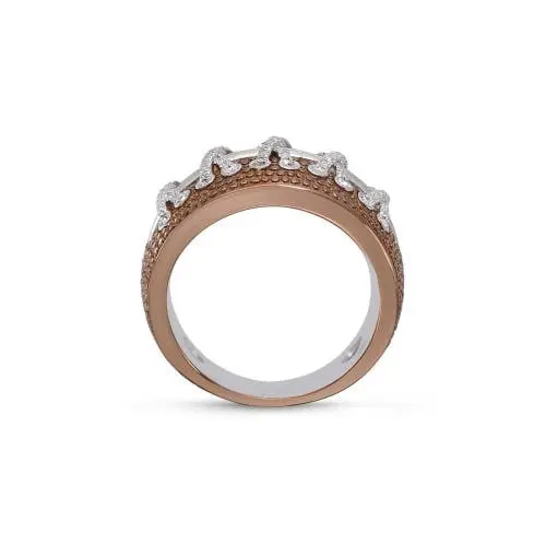 LUVMYJEWELRY 0.20ctw Diamond Band Ring In 925 Sterling Silver