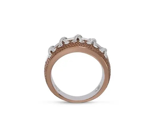 LUVMYJEWELRY 0.20ctw Diamond Band Ring In 925 Sterling Silver