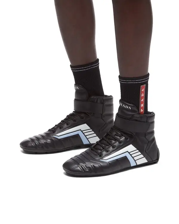 Prada Technical Yarn Ankle Socks