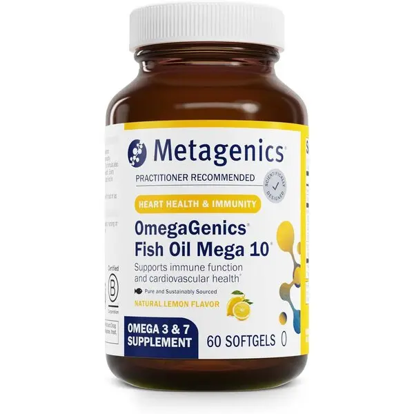 METAGENICS Omegagenics Mega 10 60 Softgels - One-color