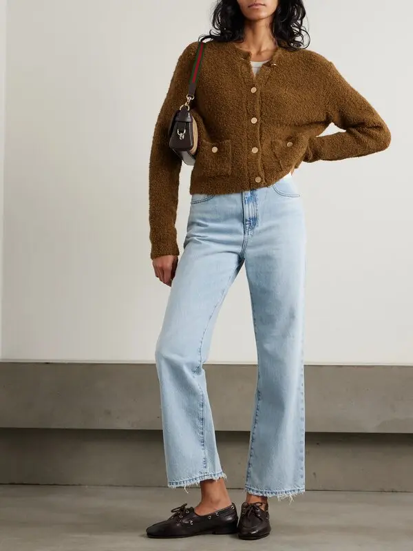 FRAME Knit Brushed Cardigan