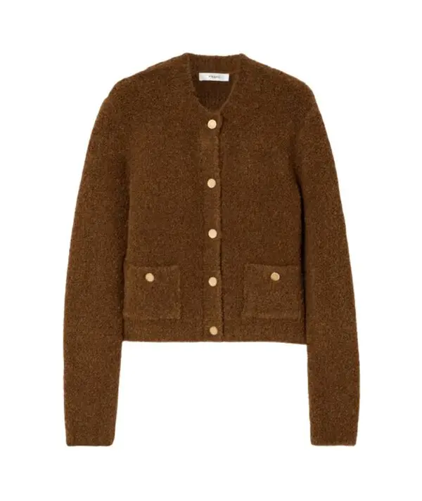 FRAME Knit Brushed Cardigan