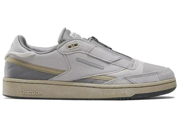 REEBOK Club C Zip Nasa Artifact Transfer Program Sneakers - Grey/tan