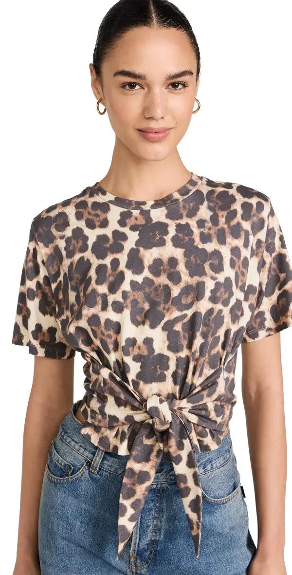 Le Superbe Leopard Tie T-shirt