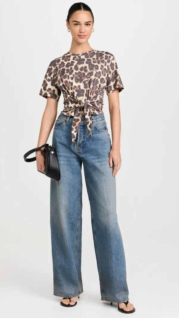 Le Superbe Leopard Tie T-shirt