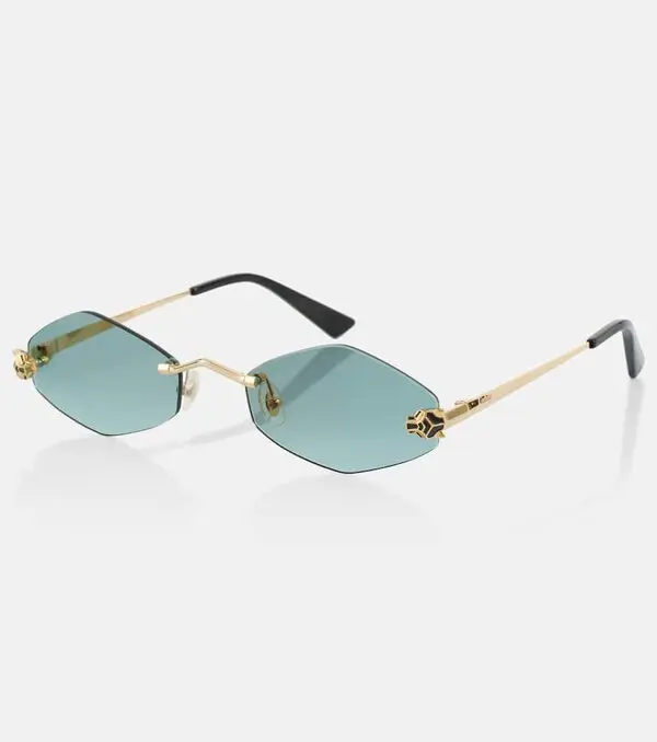 CARTIER Panthère De Sunglasses - Gold