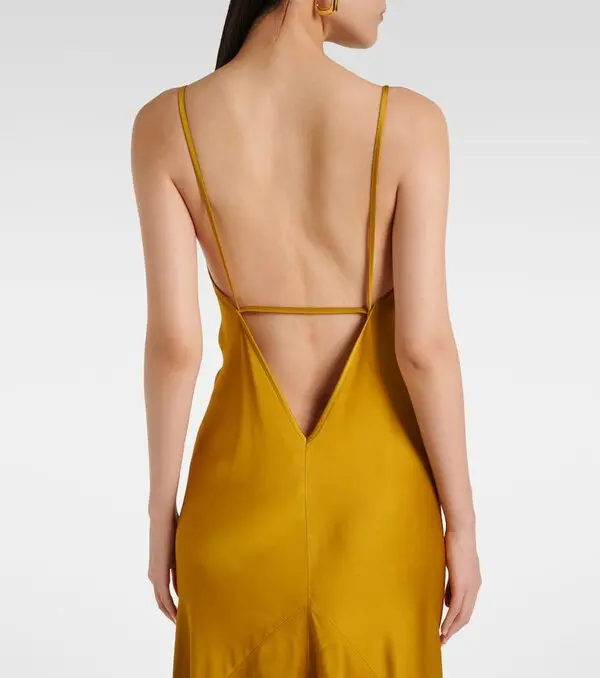 slim fit dress slacks Cowl-Neck Racerback Slip Dress – Daniela Corte main image 1