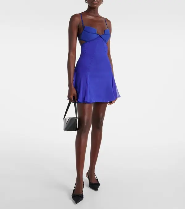 NENSI DOJAKA Silk Minidress